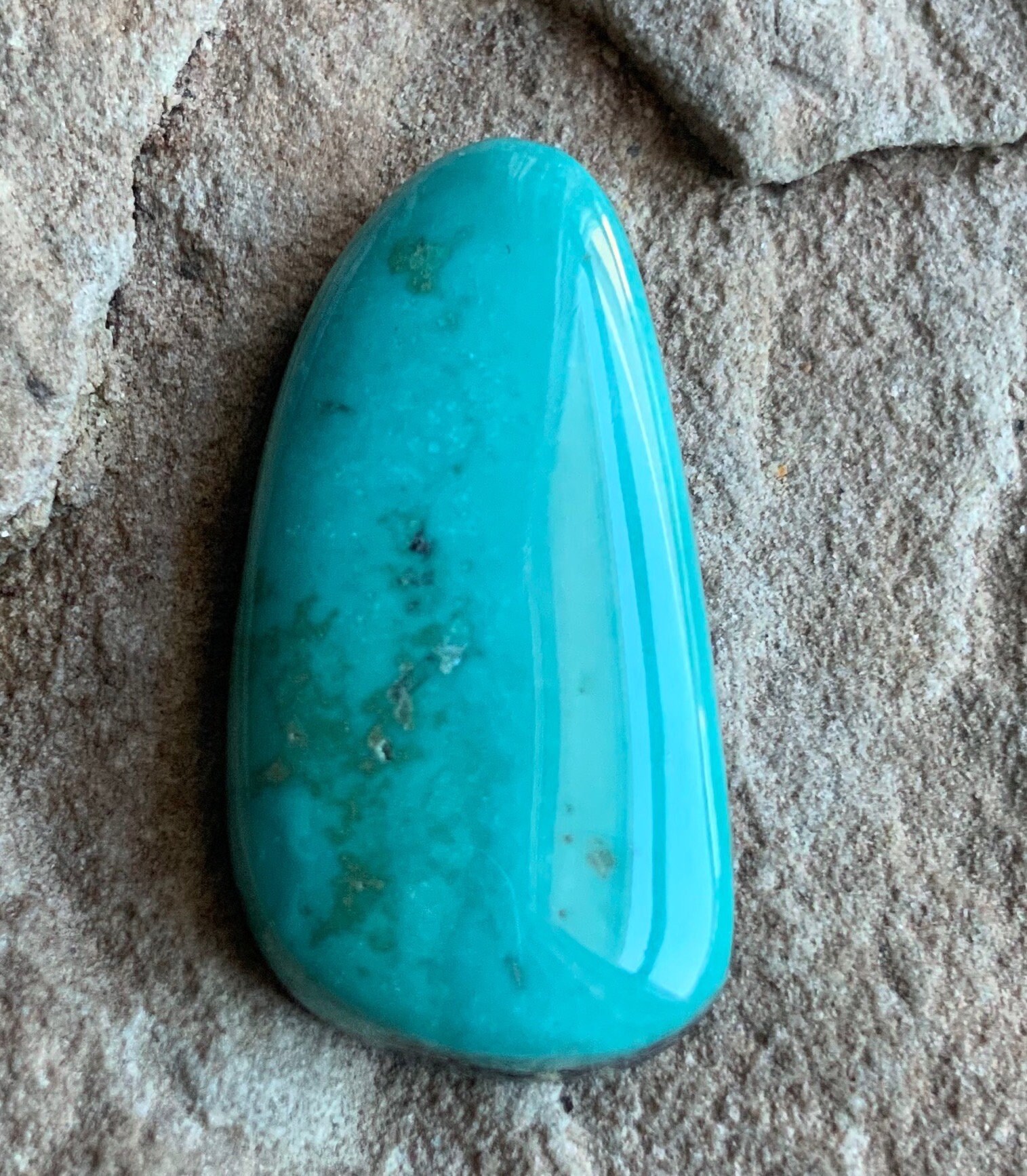 Beautiful Green Carico Lake Turquoise Cabochon or Polished Stone Cab - Etsy