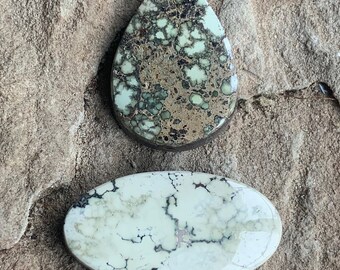 Damele Turquoise Natural Gem High Grade Gem Spiderweb Cabochon ...