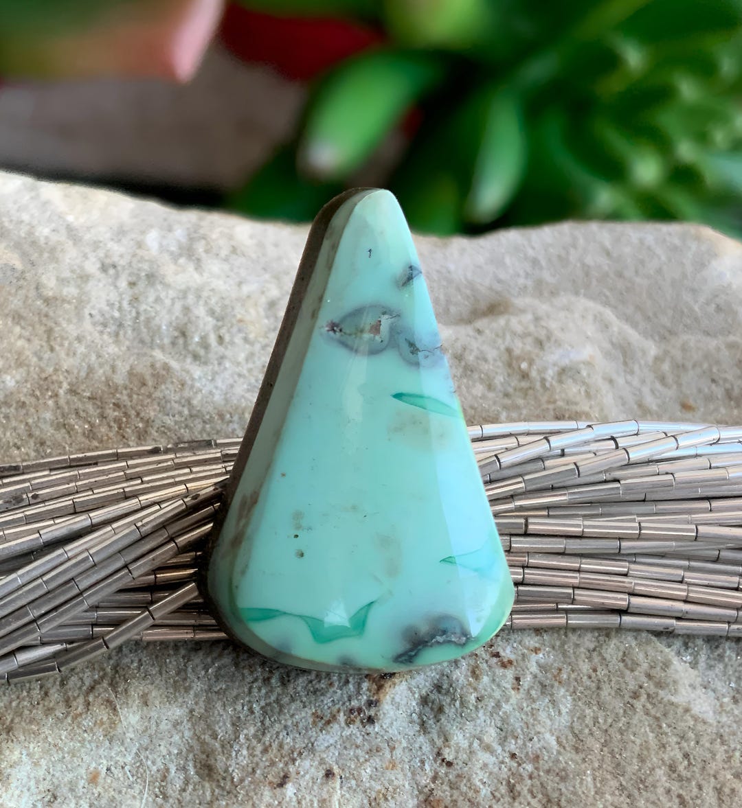 Royston Turquoise Triangular or Triangle Cabochon : Nevada Gemstone - Etsy