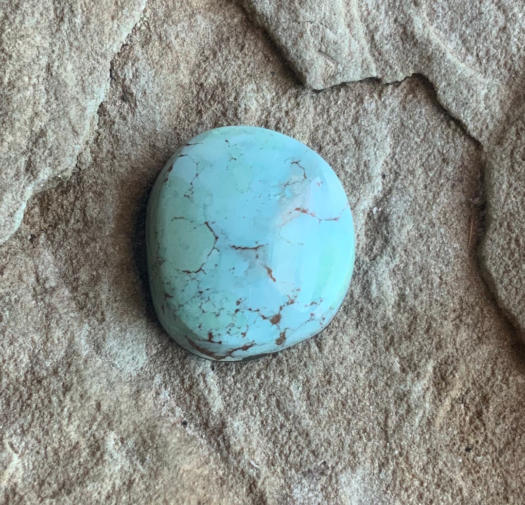 Red River Turquoise Blue Cabochon - Etsy