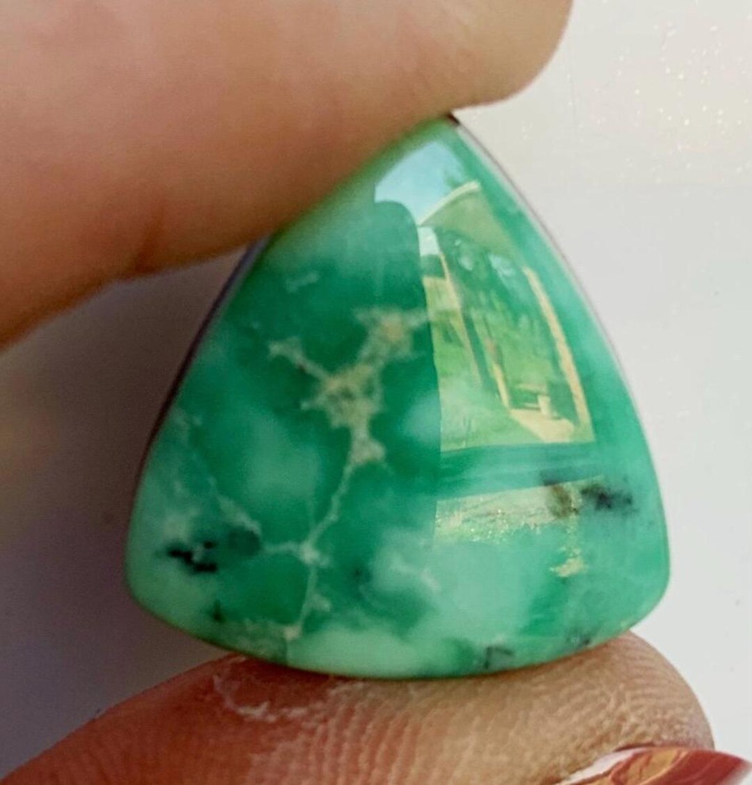 Gorgeous Natural Damele Variscite Cabochon: Nevada Gemstone - Etsy