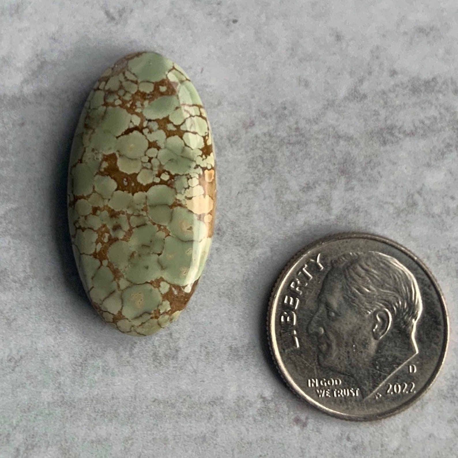Gorgeous Natural Treasure Mountain Turquoise Oval Cabochon - Etsy