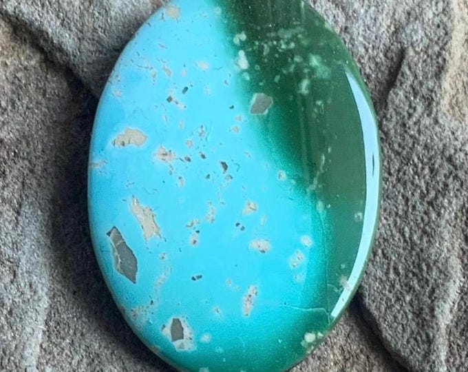 Royston Turquoise Green Teardrop Cabochon or Polished Stone Cab - Etsy