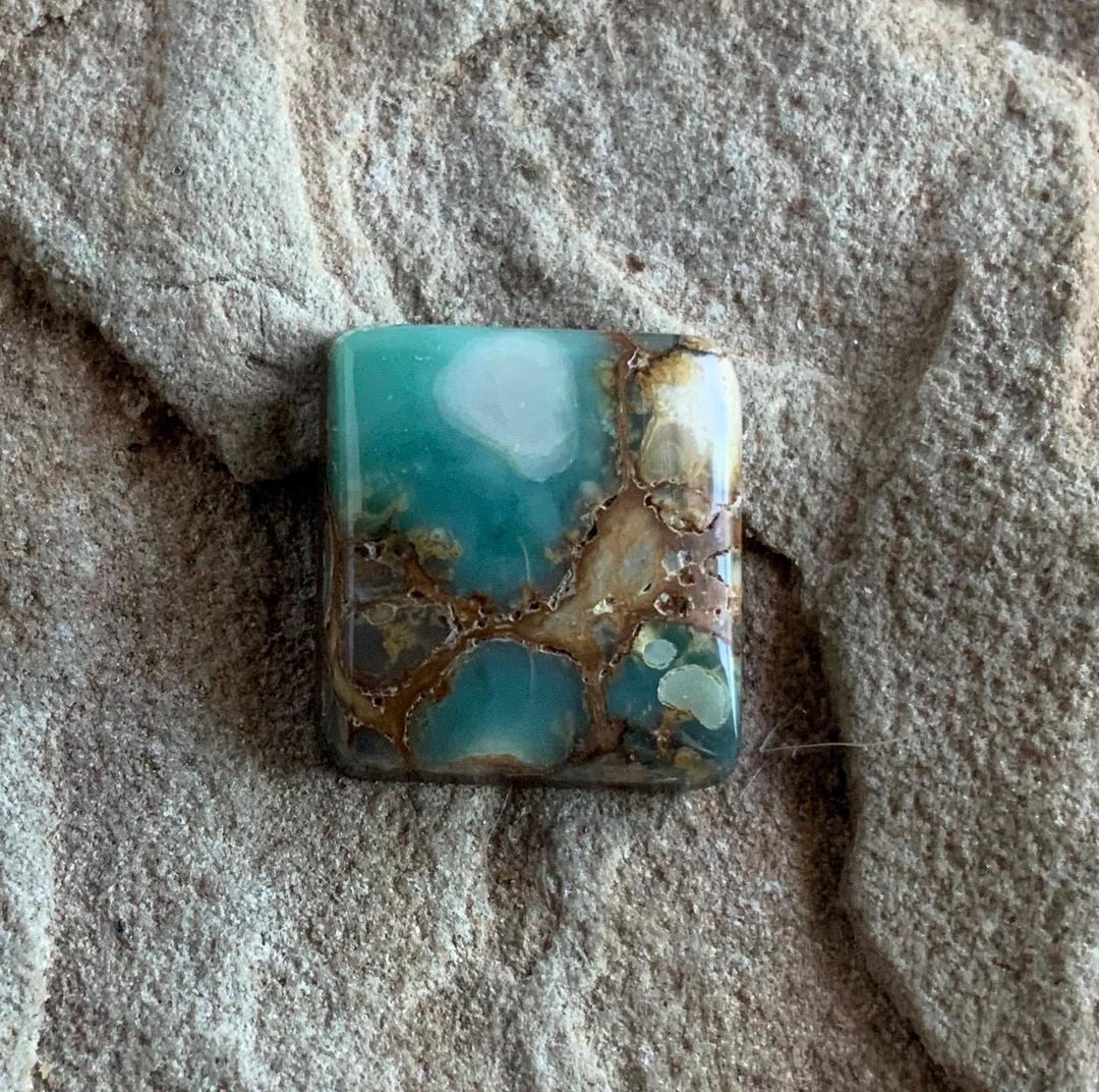 Beautiful Rare Seven Dwarfs Turquoise/variscite Rectangle Cabochon - Etsy