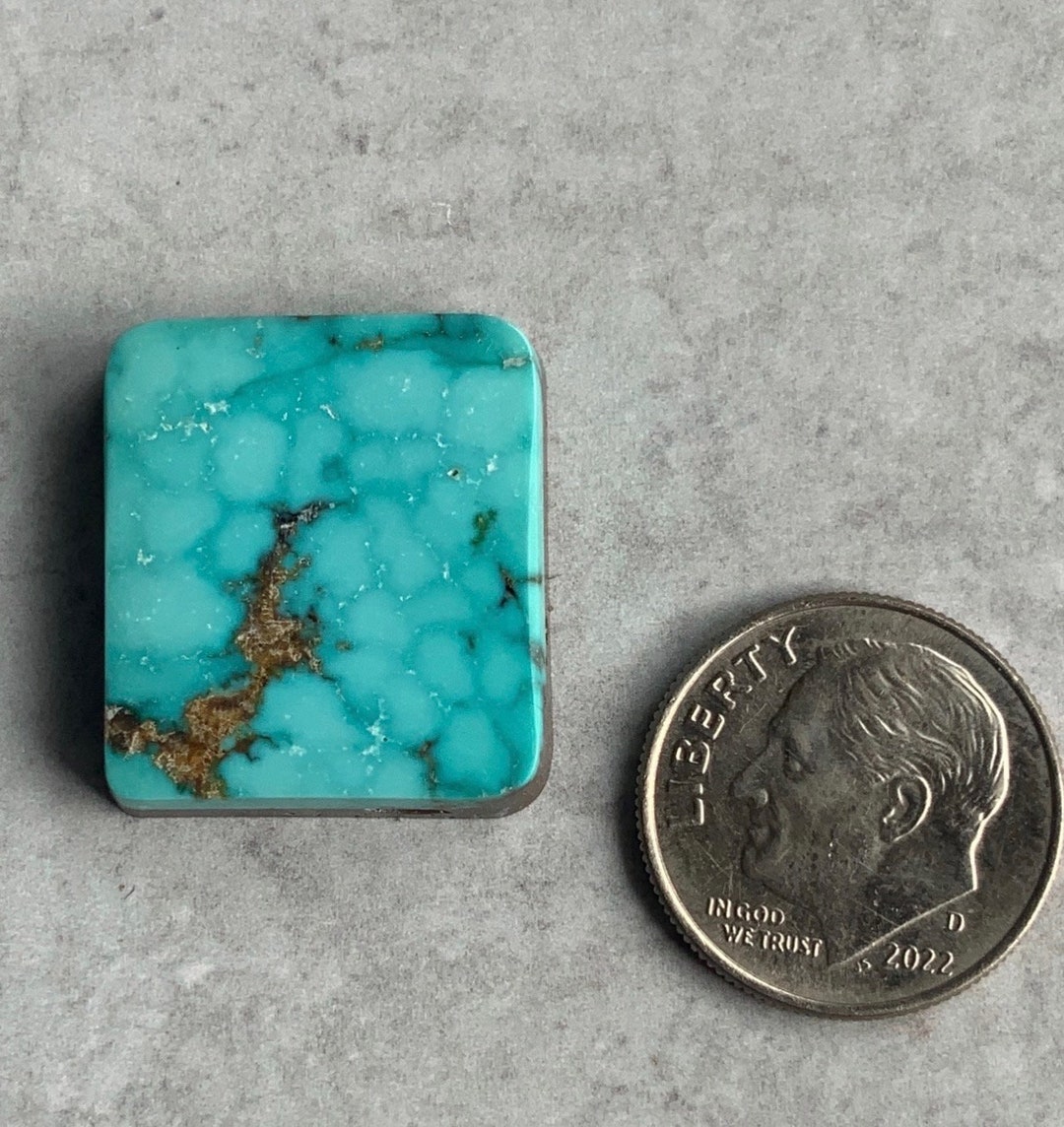 Beautiful Blue Natural Turquoise Mountain Turquoise Rectangular ...
