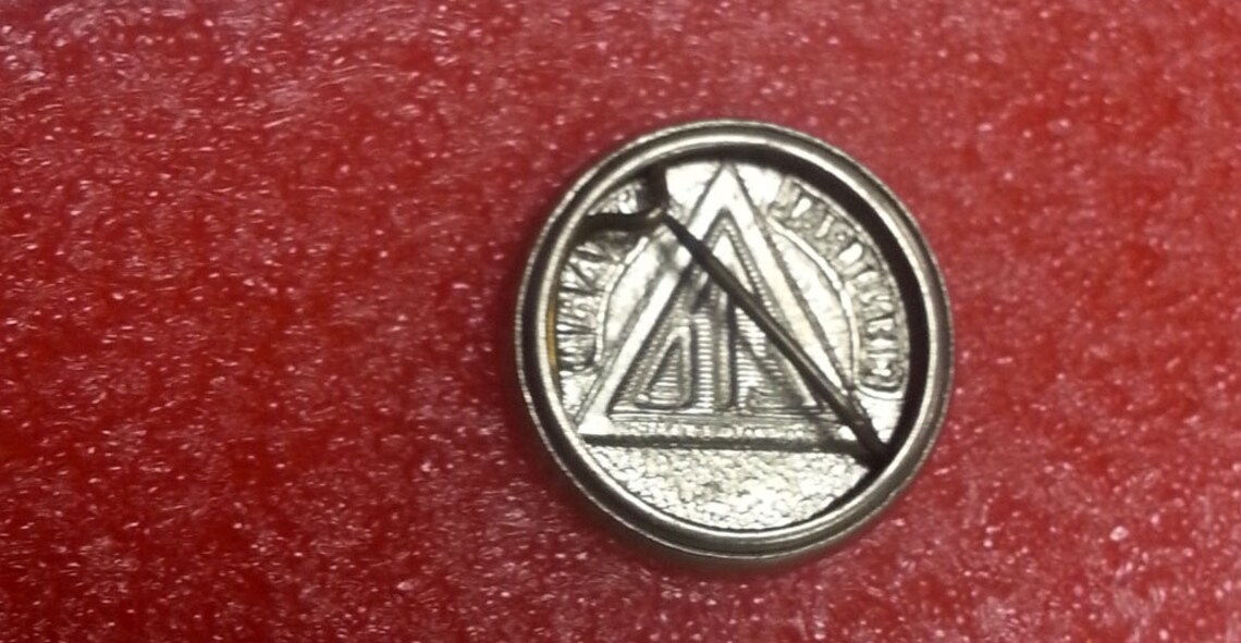 Vintage Silver Central Award CTO in Triangle Pin Button - Etsy