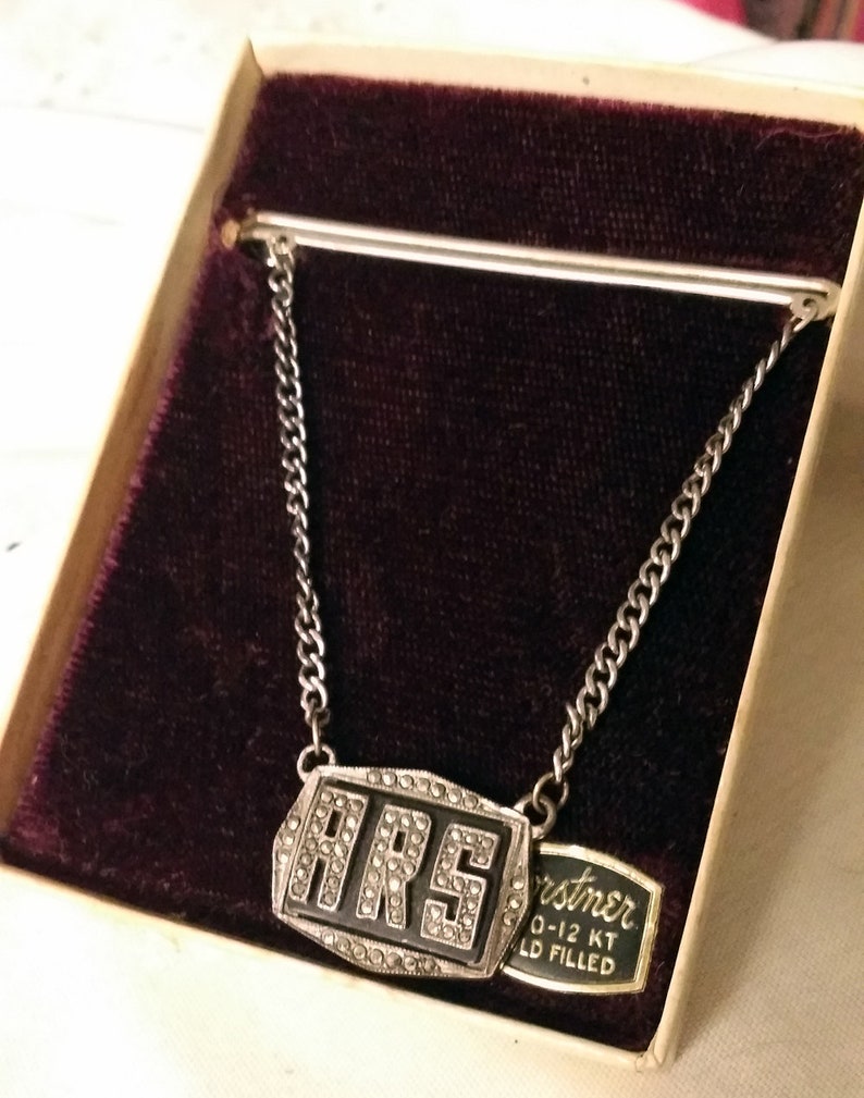 Art Deco BENKAY Marcasite Bakelite Initials ars - Etsy