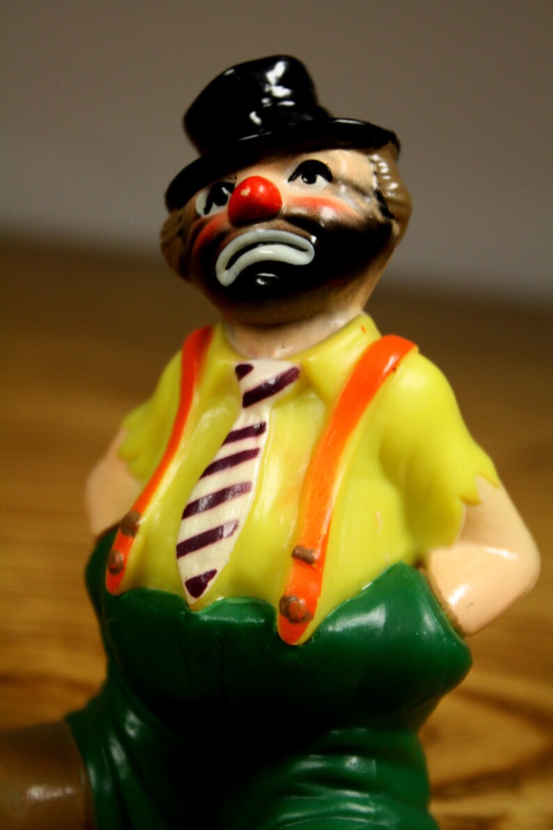 Vintage 1977 Wilton Hobo Clown Hard Plastic Cake Topper Hong - Etsy
