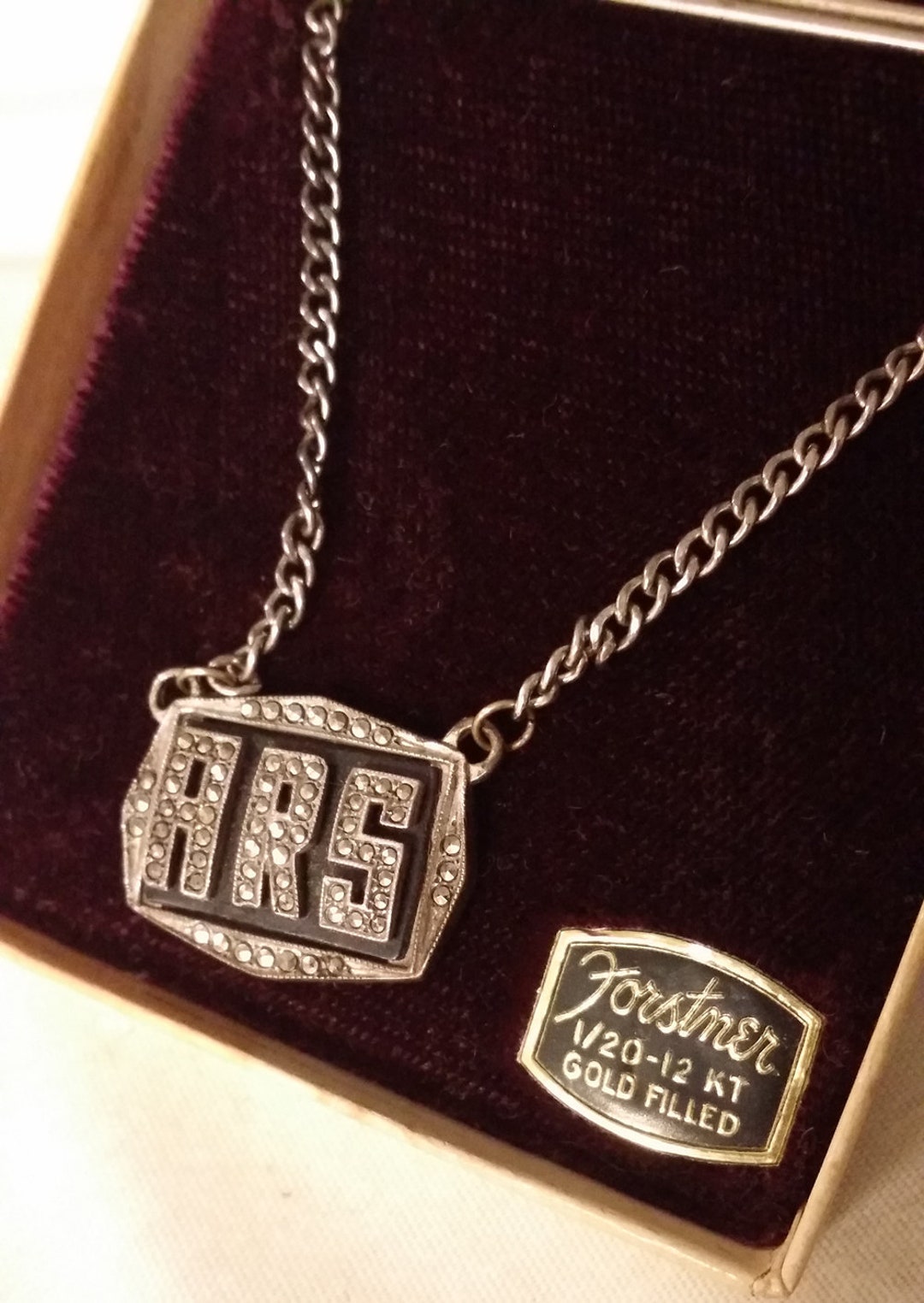 Art Deco BENKAY Marcasite Bakelite Initials ars - Etsy