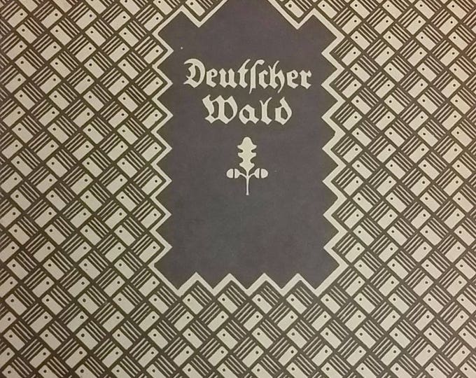 1945 Deutscher Wald German Forest Booklet of Pictures Printed in ...