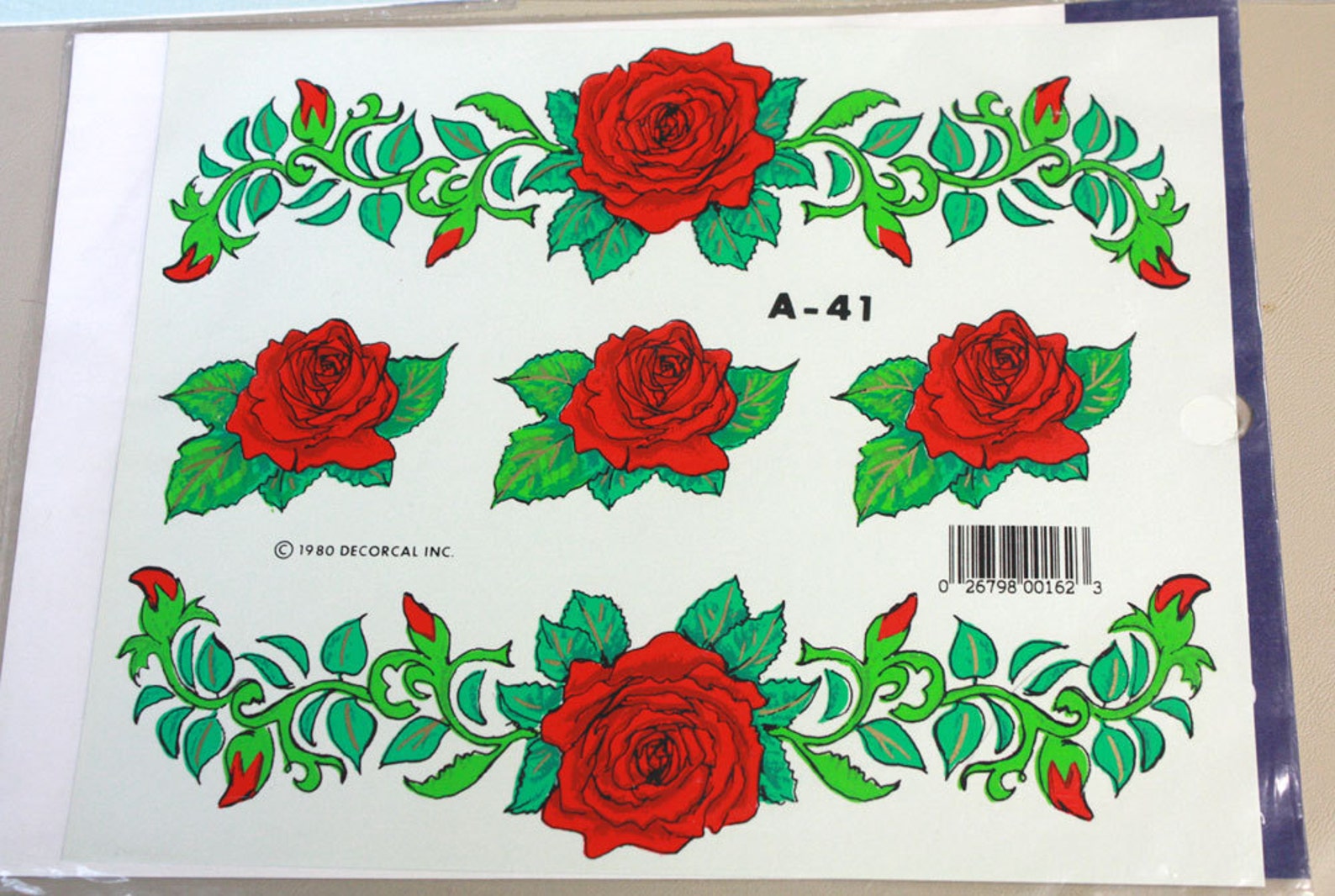 Vintage Handpainted Water Transfer Decals by Decoral Three - Etsy