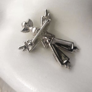 Rare Coro Rhinestone Moving Dancer Pin Vintage 1940's Coro Pin - Etsy