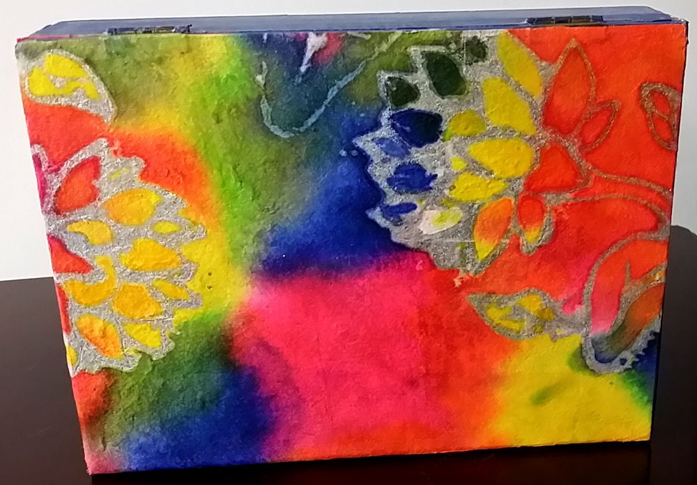 Handmade Decoupage Cigar Box Using Handmade Thick SAA Mulberry Paper ...