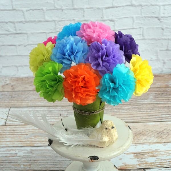 Tissue Paper Flowers - Etsy