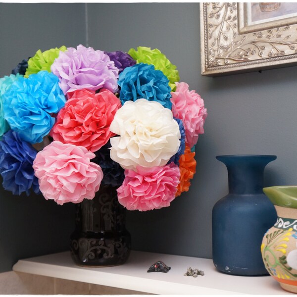 Tissue Paper Flowers - Etsy