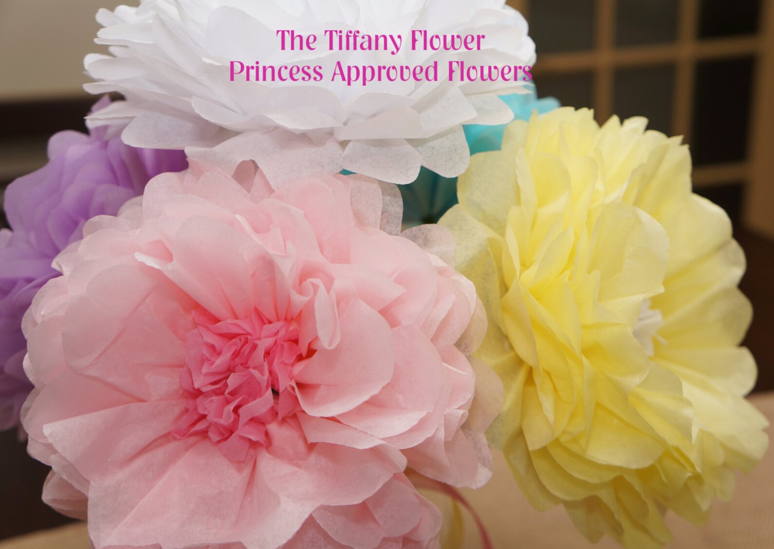 Tissue Paper Flowers Large With Centers Choose Your Own Colors - Etsy