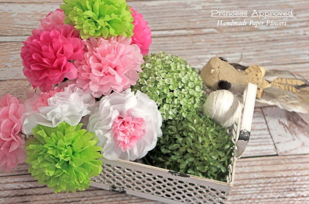 Spring Tissue Paper Flower Bouquet - Etsy