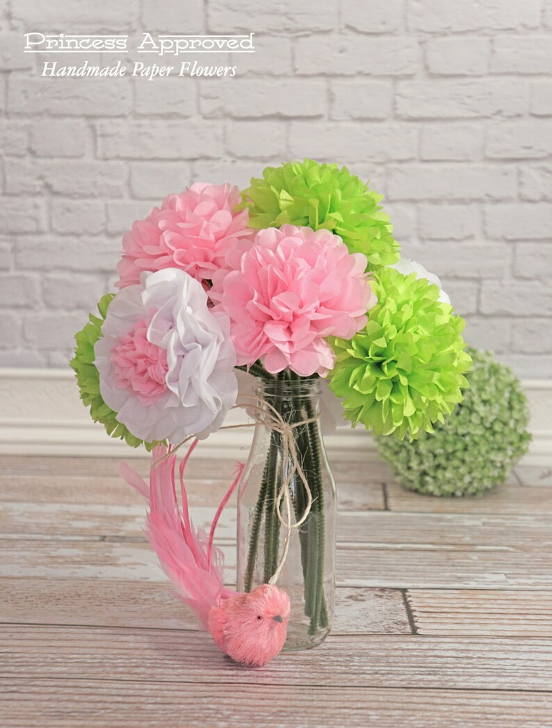 Spring Tissue Paper Flower Bouquet - Etsy