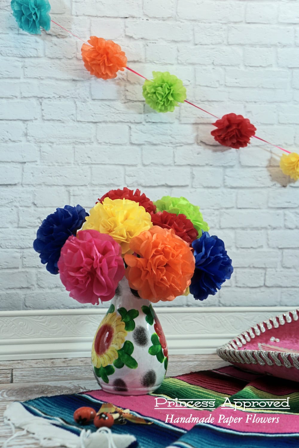 FIESTA Tissue Paper Flowers (12 Count) - Etsy