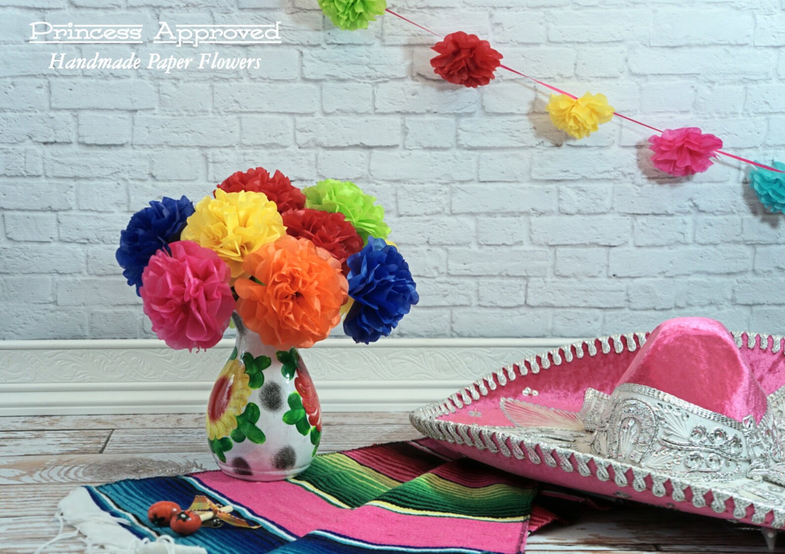 FIESTA Tissue Paper Flowers (12 Count) - Etsy