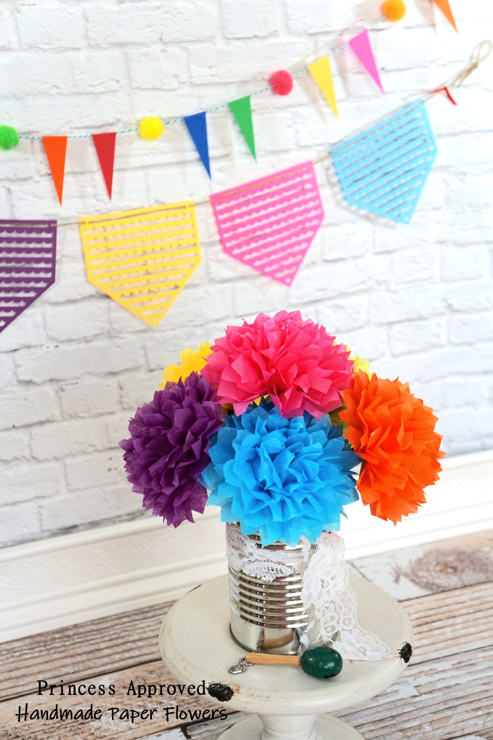 FIESTA Tissue Paper Flowers (6 Count) - Etsy