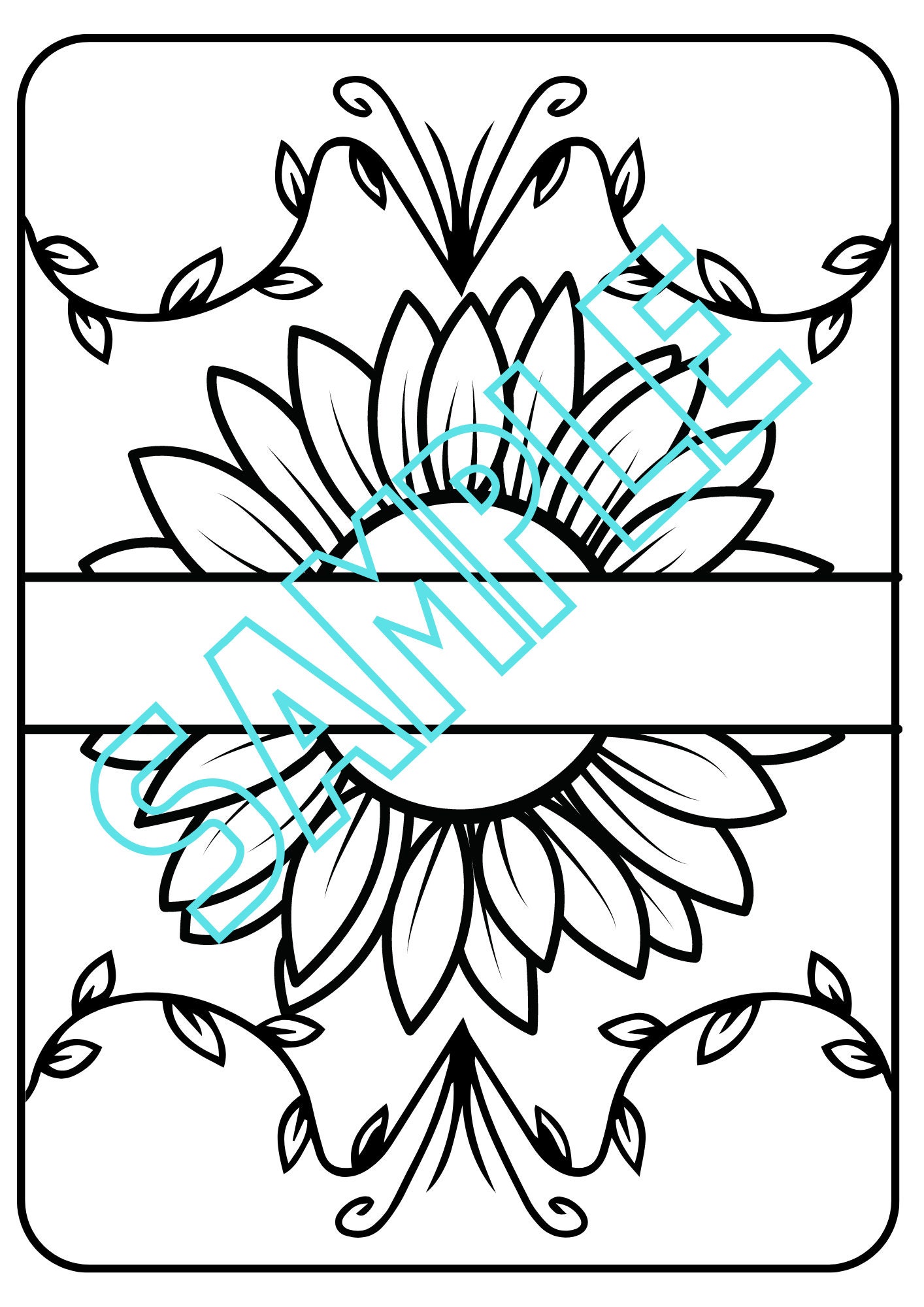 Flower Fantasy Coloring Pages - Etsy