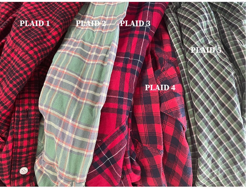 Reworked Vintage Plaid Flannels - Etsy