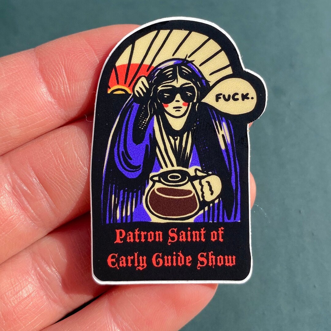 Early Guide Show Patron Saint Sticker - Etsy