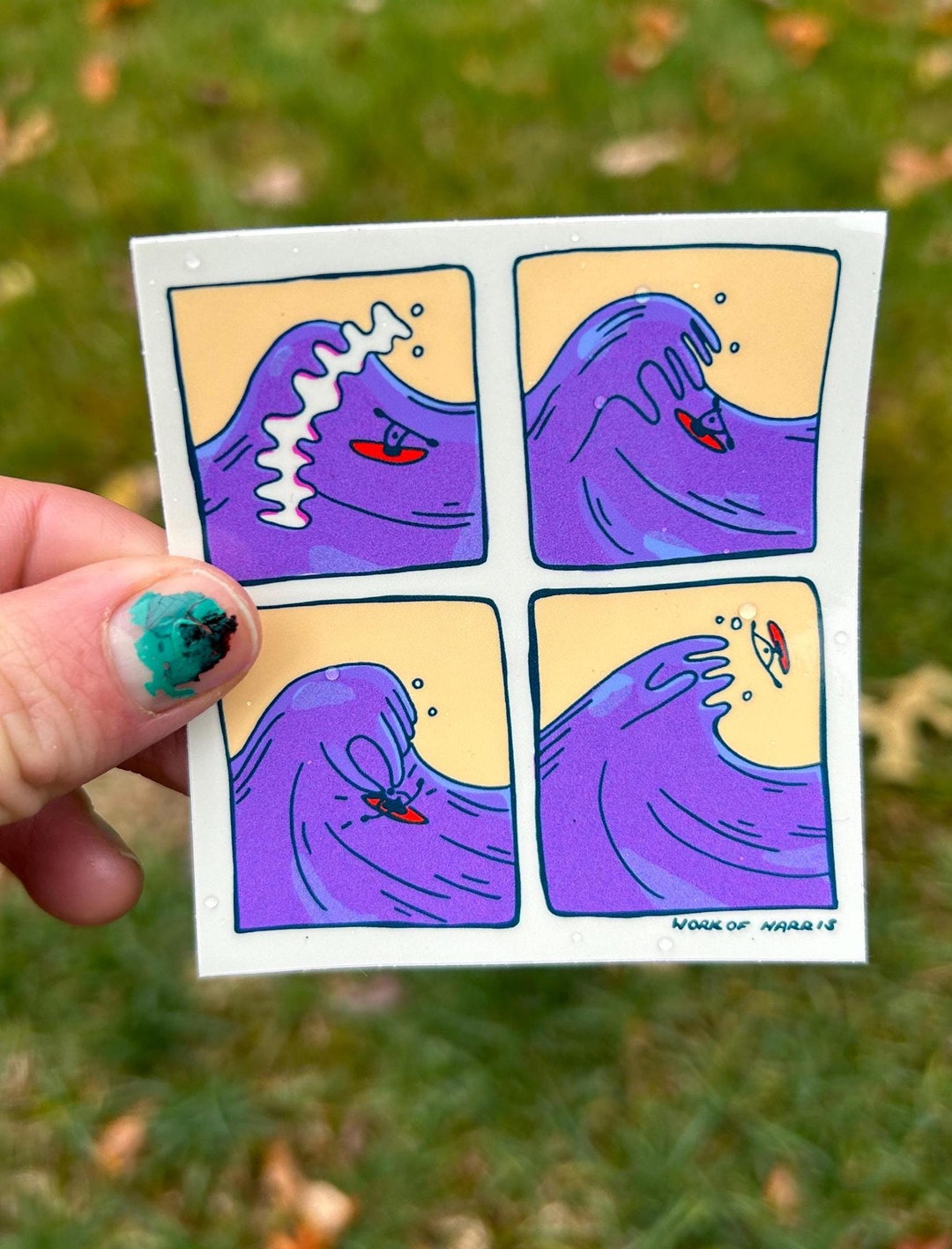 YOINK! Kayaker Comic Strip Sticker - Etsy