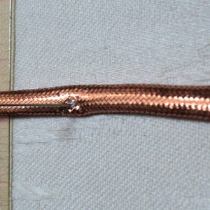 METALLIC CORDING, Silver Cord, Copper Cord, Findings, 5 Yard Cuts ...