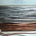 METALLIC CORDING, Silver Cord, Copper Cord, Findings, 5 Yard Cuts ...