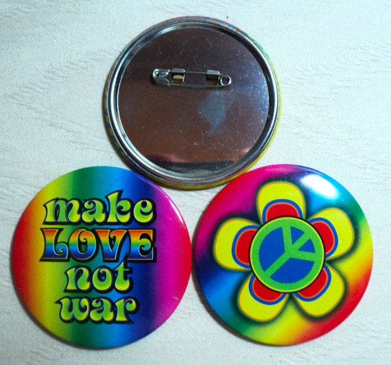 HIPPIE PINS and FRIUT, 60's Nostalgia, Fruit Salad, E… - Gem