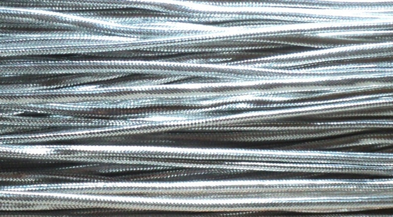 METALLIC CORDING, Silver Cord, Copper Cord, Findings, 5 Yard Cuts ...