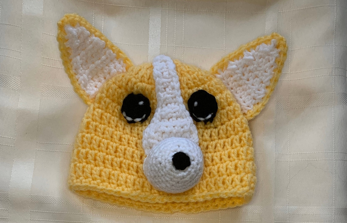 Corgi Hat Baby Hats Kids Hats Hats for Adults Crochet - Etsy UK