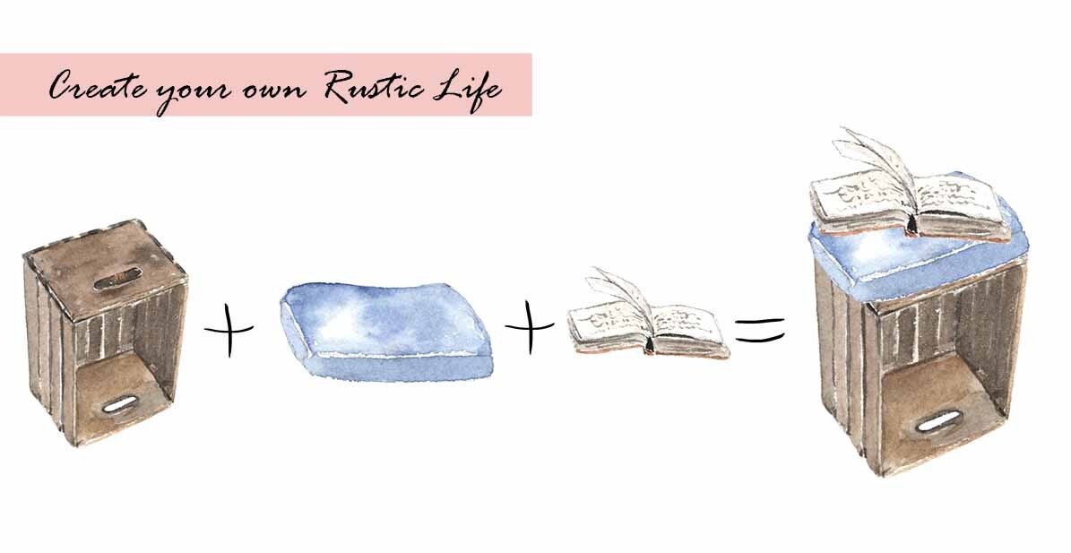 Watercolor Rustic Life Clip Art Set: Barns, Horse Bridal (digital ...