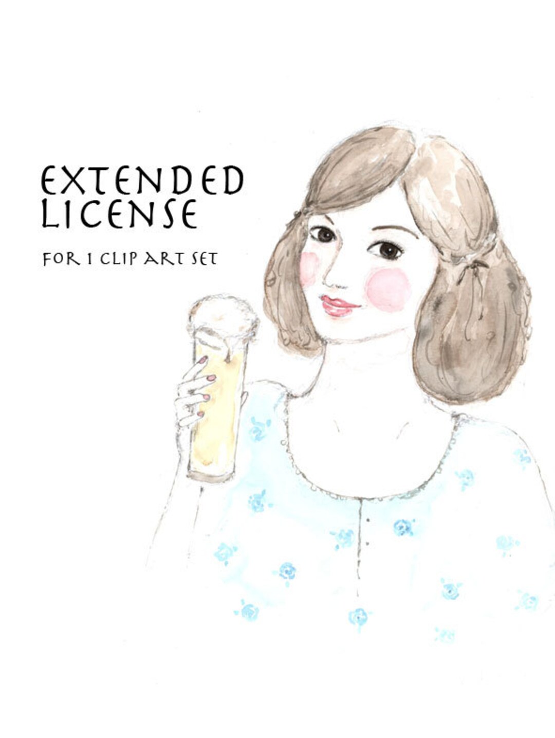 Extended License for One Clip Art Set - Etsy