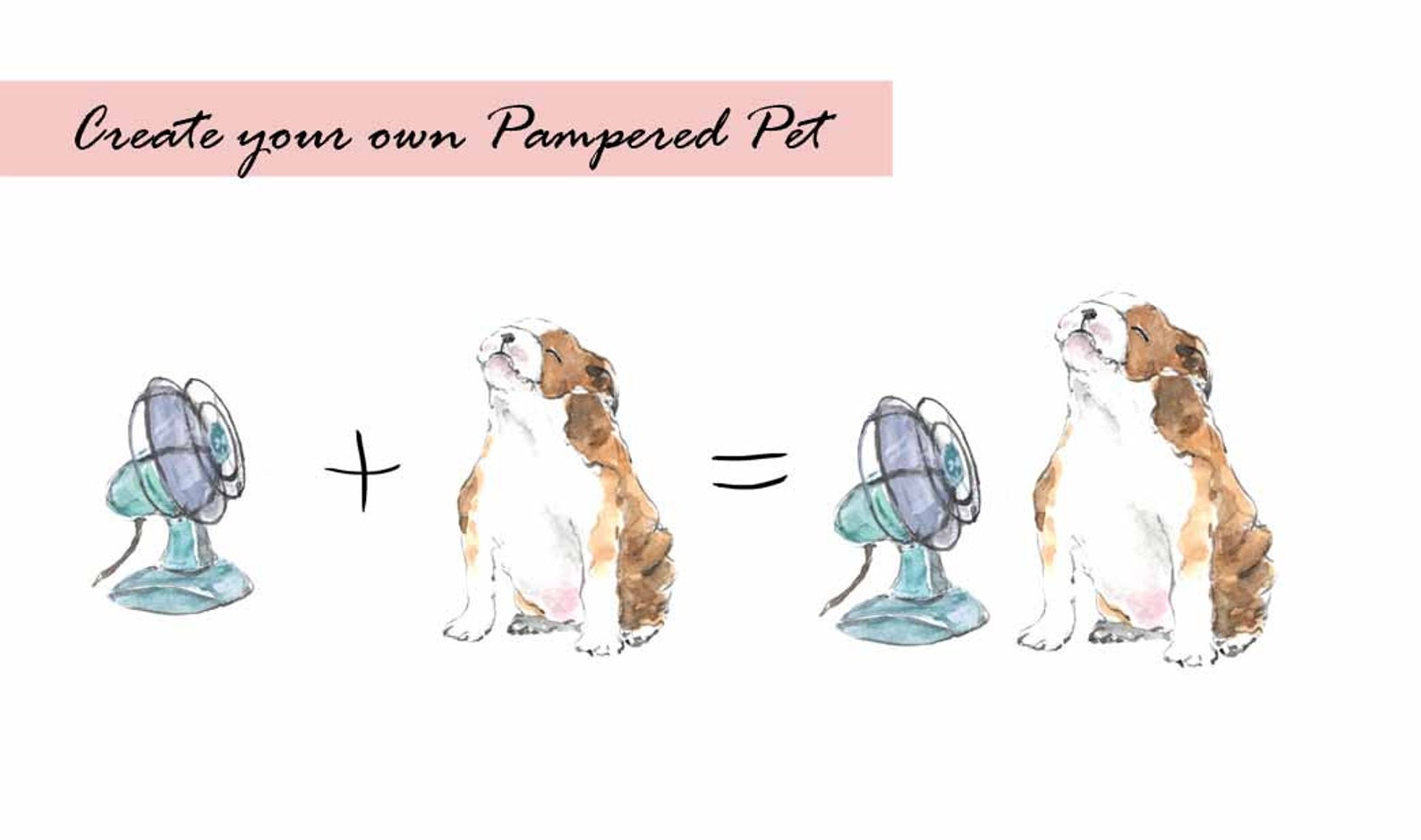 CLIP ART- Watercolor Pampered Pets Set. 21images. Digital Download ...