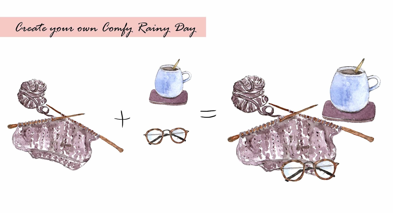 CLIP ART Watercolor Rainy Day Set. 21 Images. Digital - Etsy