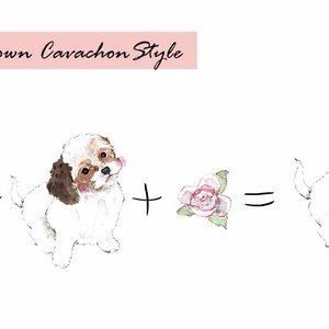 CLIP ART- Watercolor Cavachon Set. 16 Images. Digital Download. - Etsy