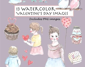 CLIP ART Watercolor Butterflies Set. 13 Images. Digital | Etsy