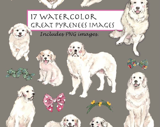 Dog Clipart Set - Hand Drawn Dog Breeds - Small, Medium and Large Dogs ...