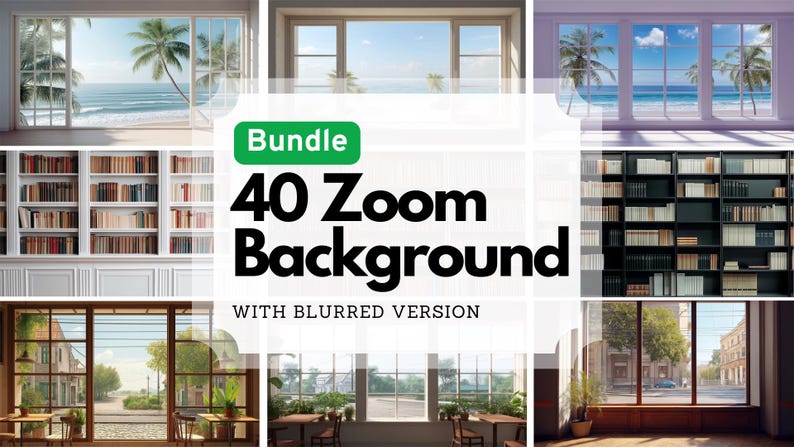 40 Zoom Virtual Backgrounds 4K | Office, Casual, Nature, Professional ...