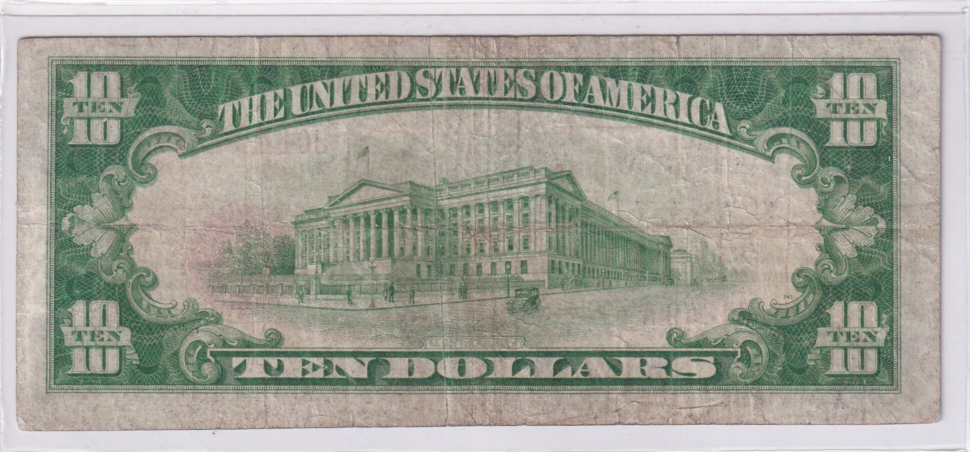 1929 Ten Dollar National Currency Federal Reserve Bank Kansas City,mo ...