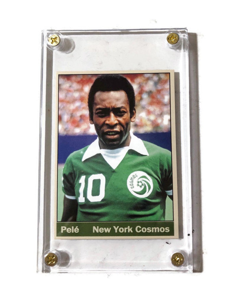 Original Very Rare- Pele, 1977 New York Cosmos, NASL Soccer, Monarch ...
