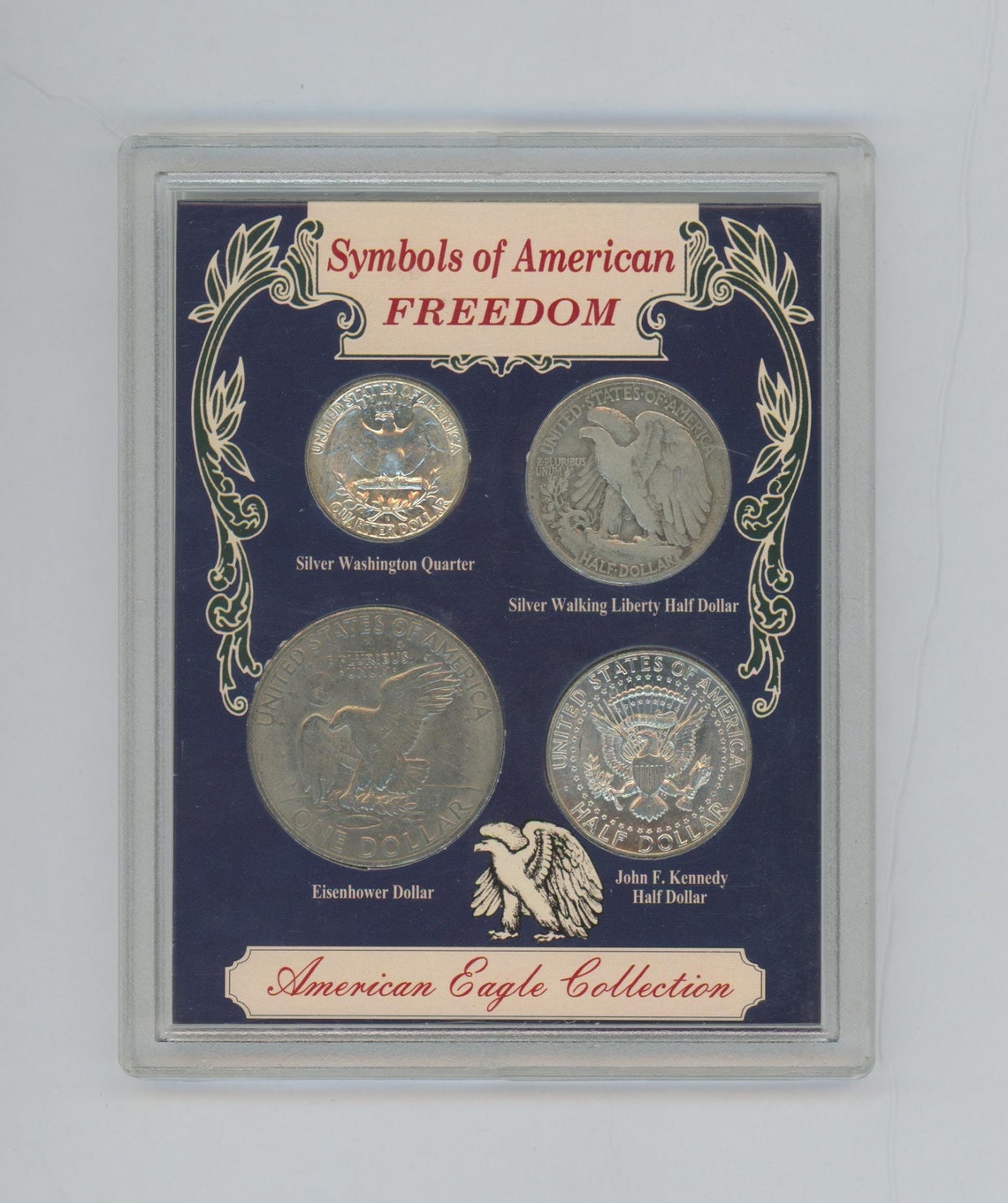 1944-1972 Symbols of American Freedom American Eagle Collection 4 Coins ...