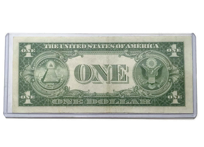 Star Note 1935-blue Seal Silver Certificate Dollar Bill *random* Vf/au ...