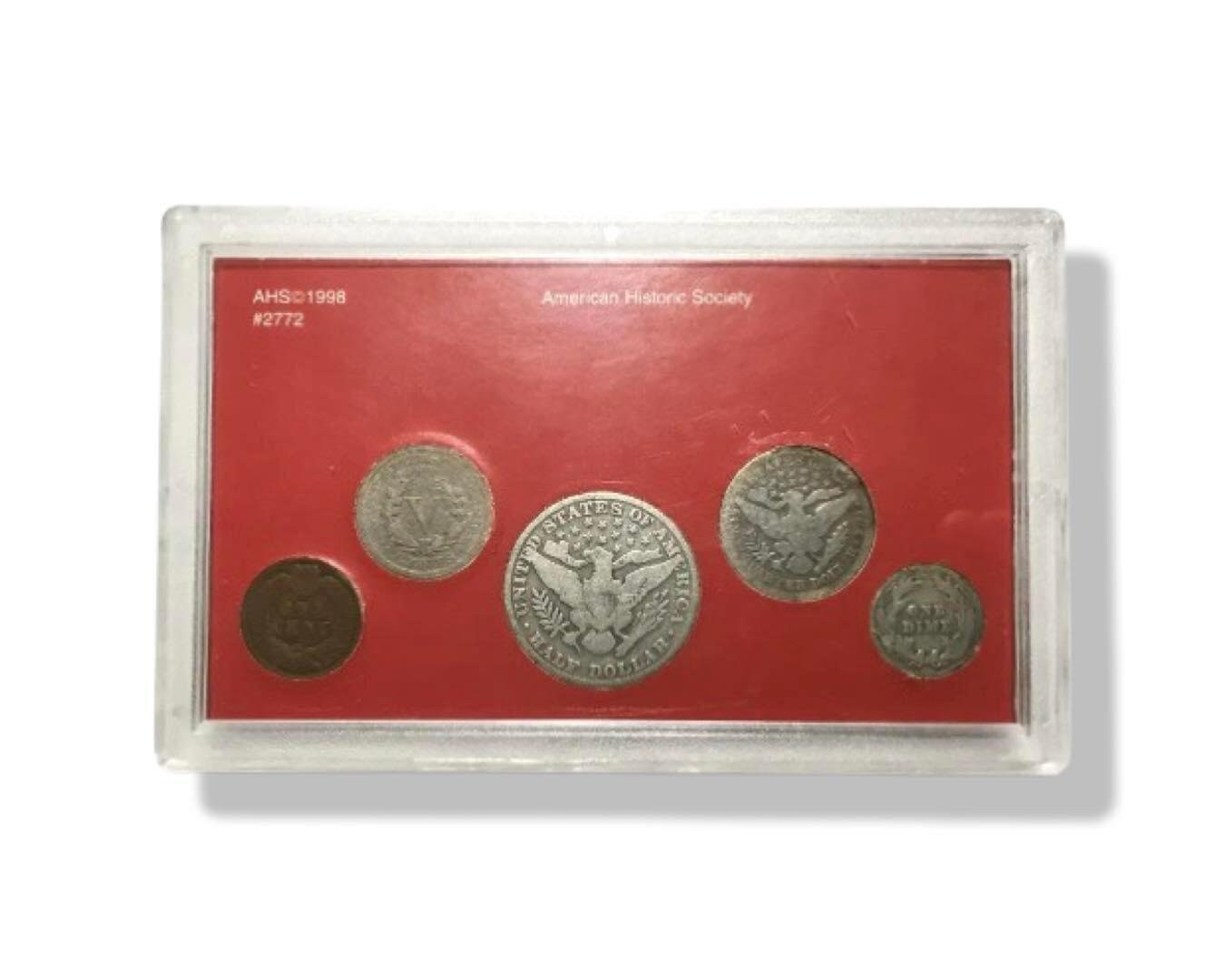 Americana Series Barber Coin Set Yesteryear Collection -90% Silver ...