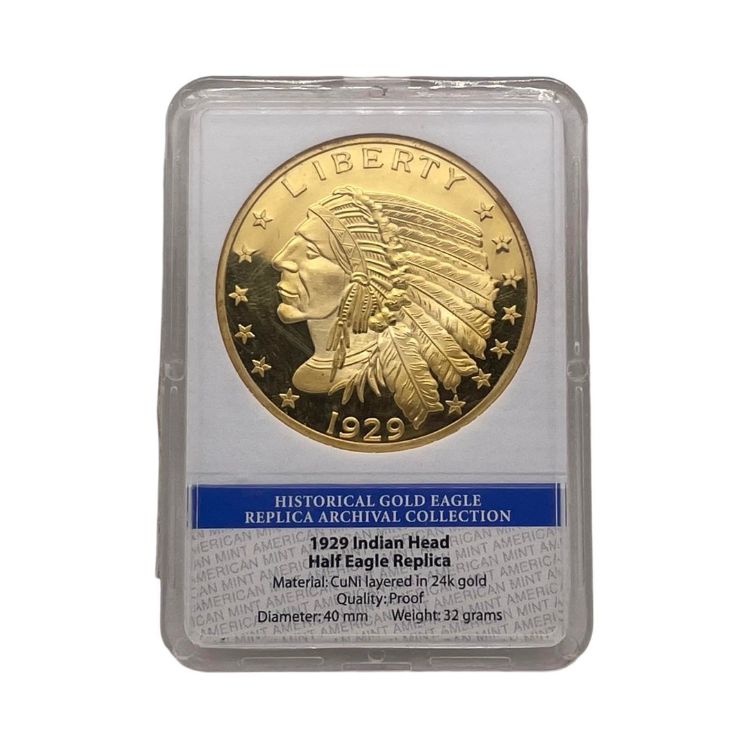 Historical Archival Collection 1929 Indian Head Half Eagle Proof Gold ...