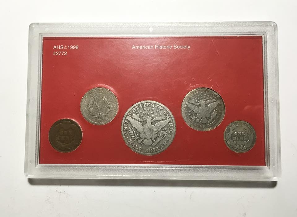 Americana Series Barber Coin Set Yesteryear Collection -90% Silver ...