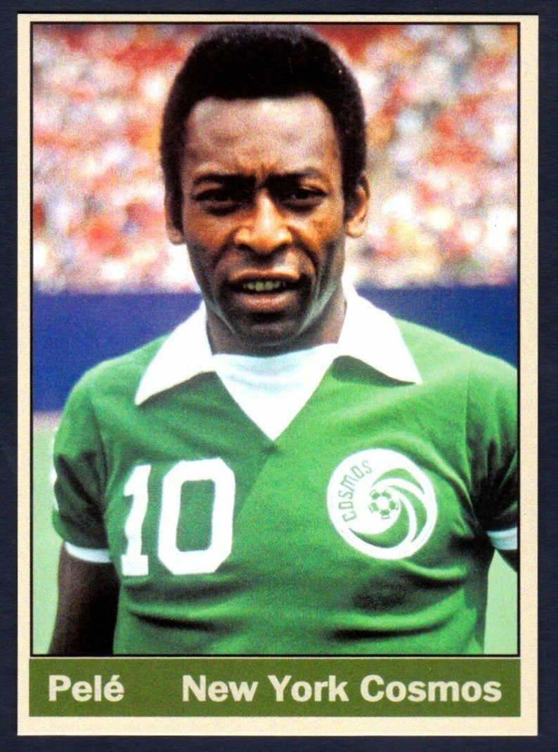 Original Very Rare- Pele, 1977 New York Cosmos, NASL Soccer, Monarch ...